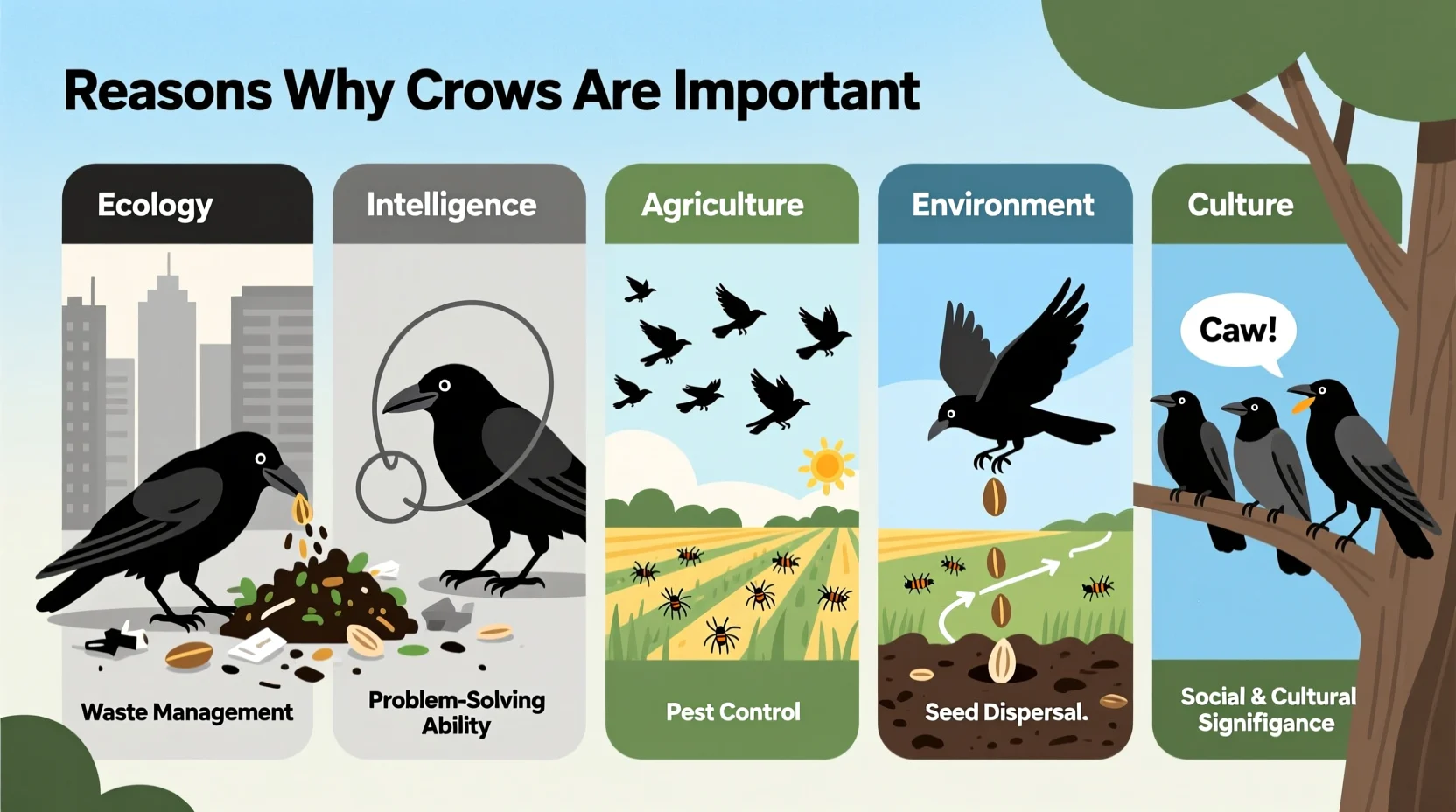 25+ Reasons Why Crows Are Important