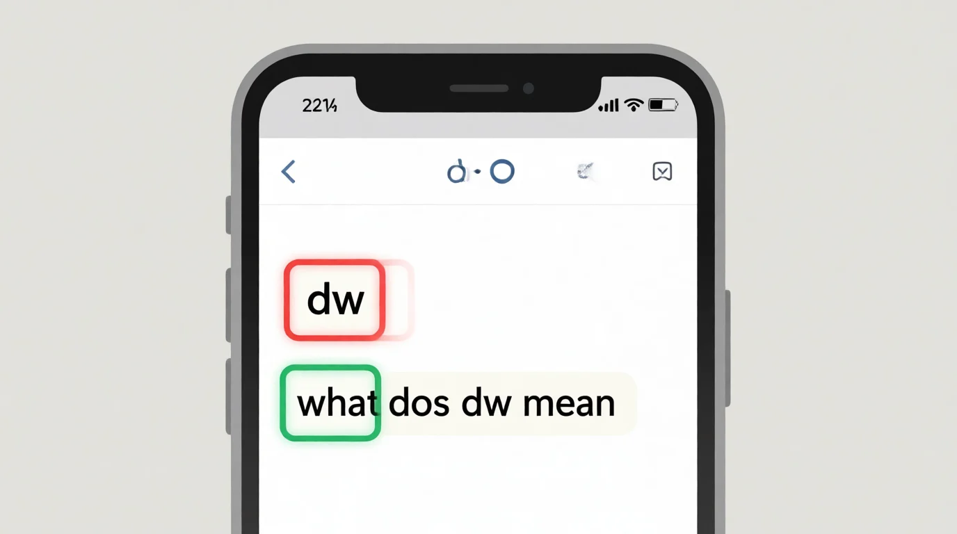 What Does DW Mean? The Real Meaning of DW in Text, Chat, and Social Media