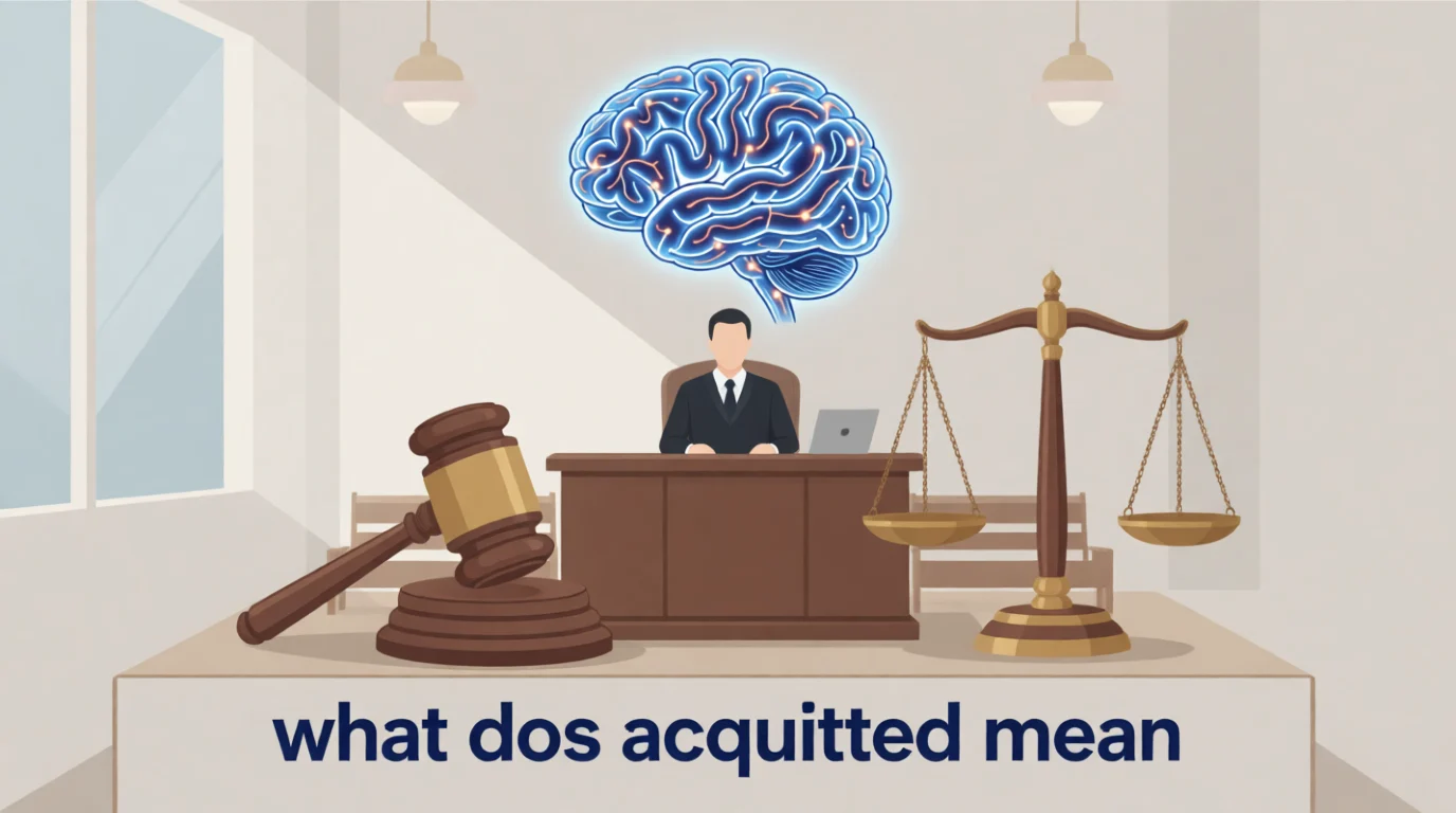 What Does Acquitted Mean? A Simple Legal Word Explained Clearly