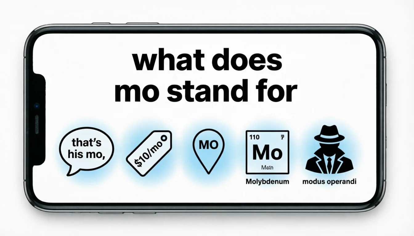 What Does MO Stand For? All Meanings Explained (Text, Slang, Business ...