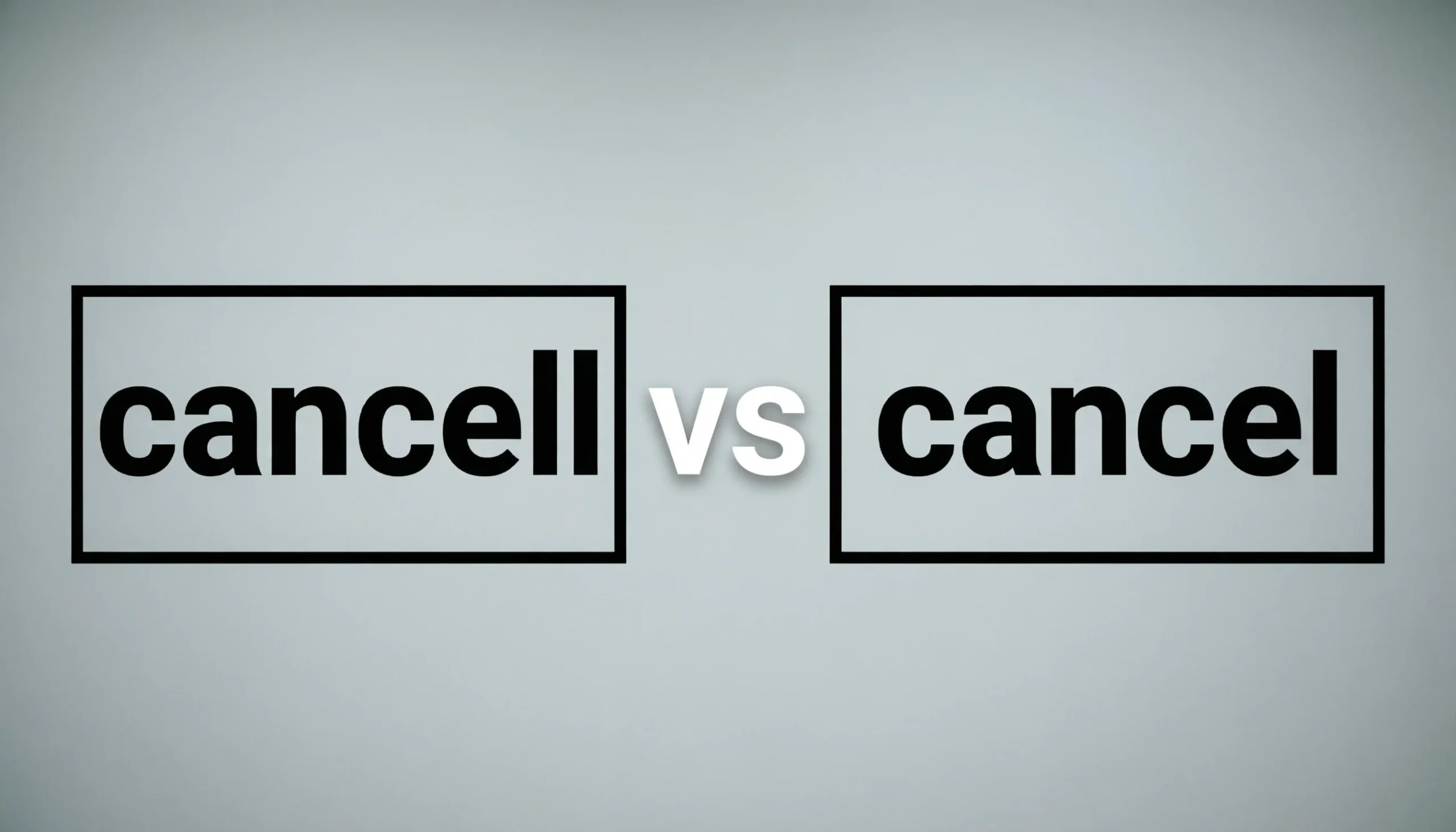 Cancell vs Cancel: Which Spelling Is Correct? (Simple Guide + Examples)