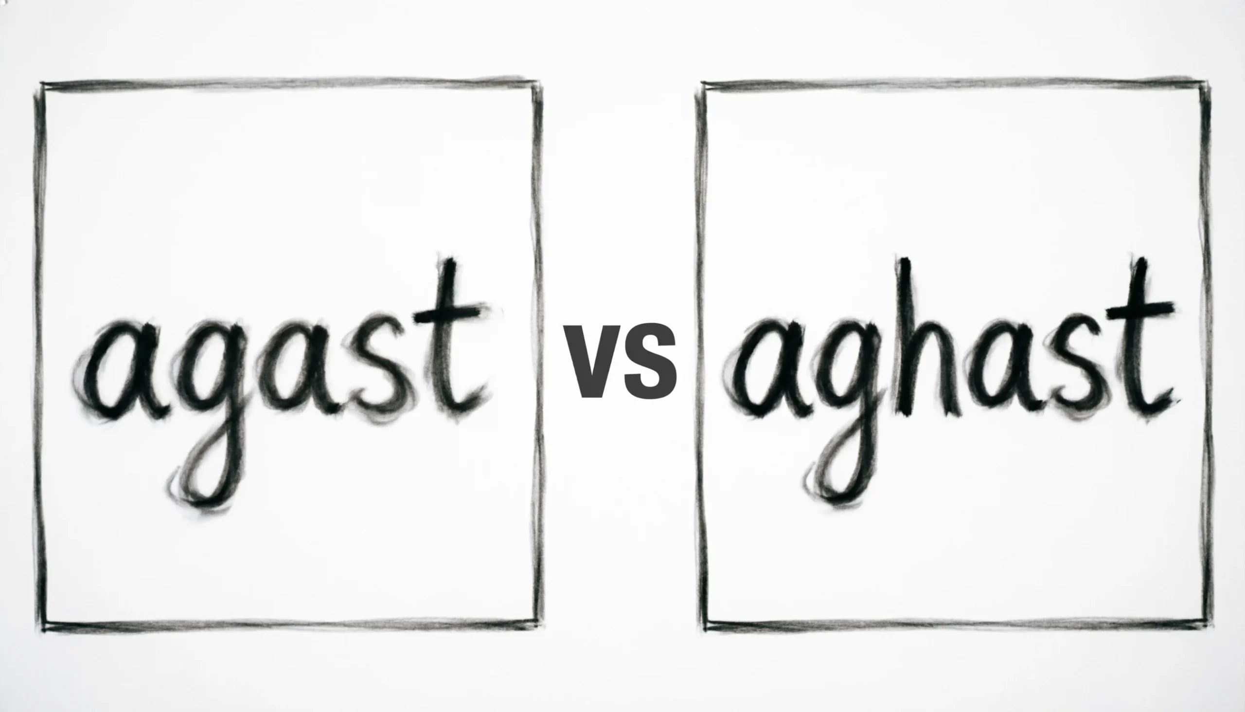 Agast vs Aghast: Which Is Correct? (Simple Guide + Examples)