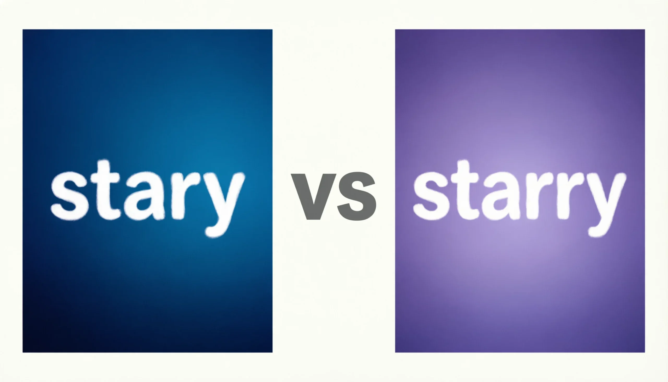 Stary vs Starry: Which Spelling Is Correct (And Why It Matters)
