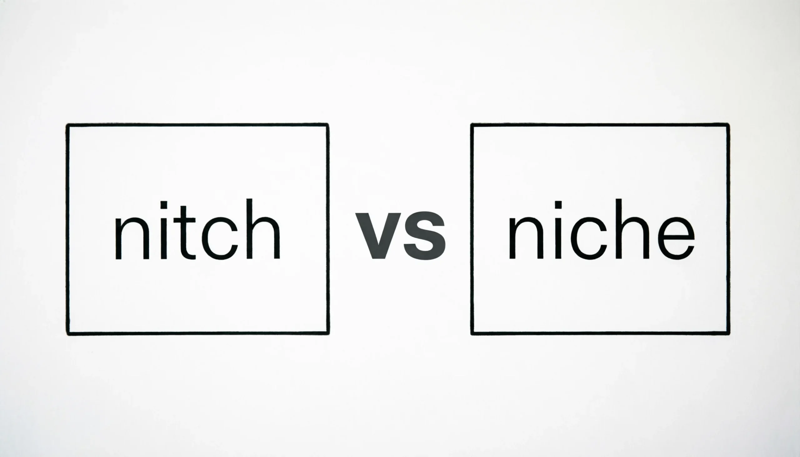Nitch vs Niche: Which Is Correct (Spelling, Meaning, and Pronunciation)